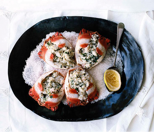 Spanner crab salad - Venetian style - Fraser Isle Spanner Crab